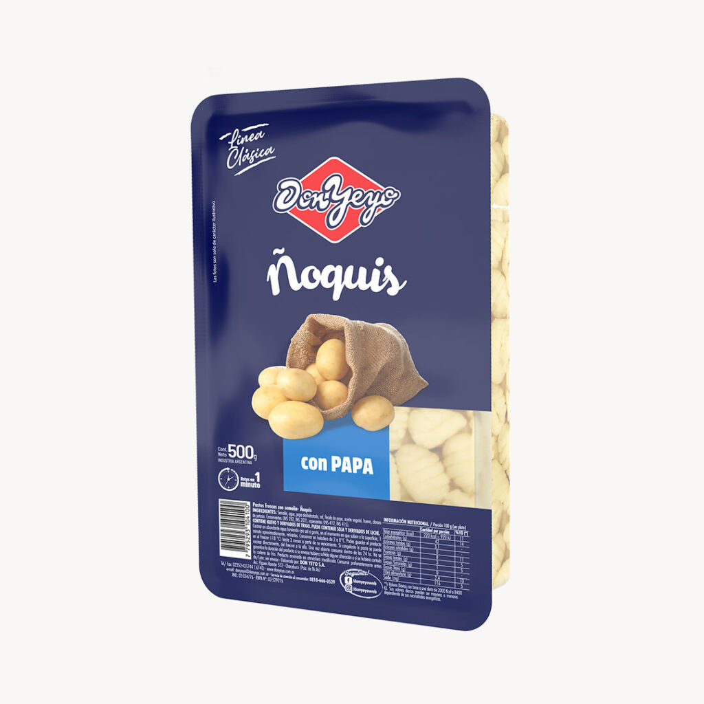 Ñoquis x 500grs "Don Yeyo" - Carnave